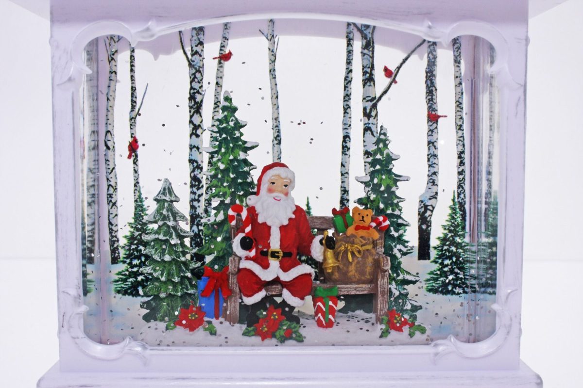 LED Santa / Bench WHITE Lantern – Santa's Little Helper Australia ...