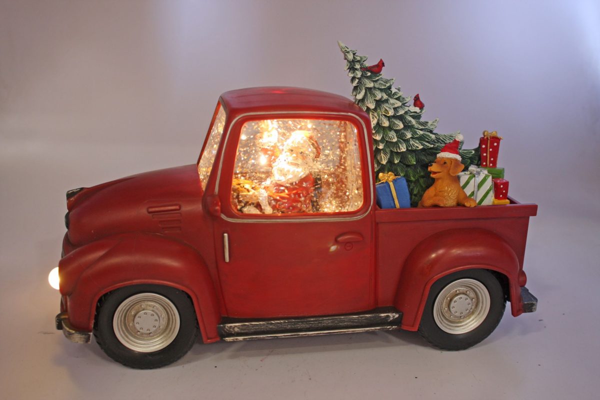 LED Santa/ Tree/Dog Red Ute Lantern – Santa's Little Helper Australia ...