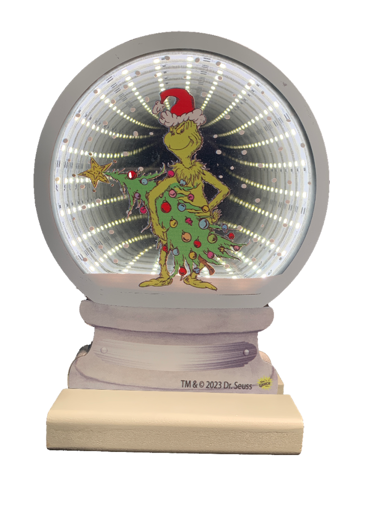 Grinch with tree 20cm infinity light – Santa's Little Helper Australia ...